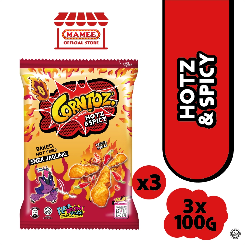 Corntoz x Demon Slayer - Hot & Spicy (100g x 3 Packs) | Shopee Malaysia