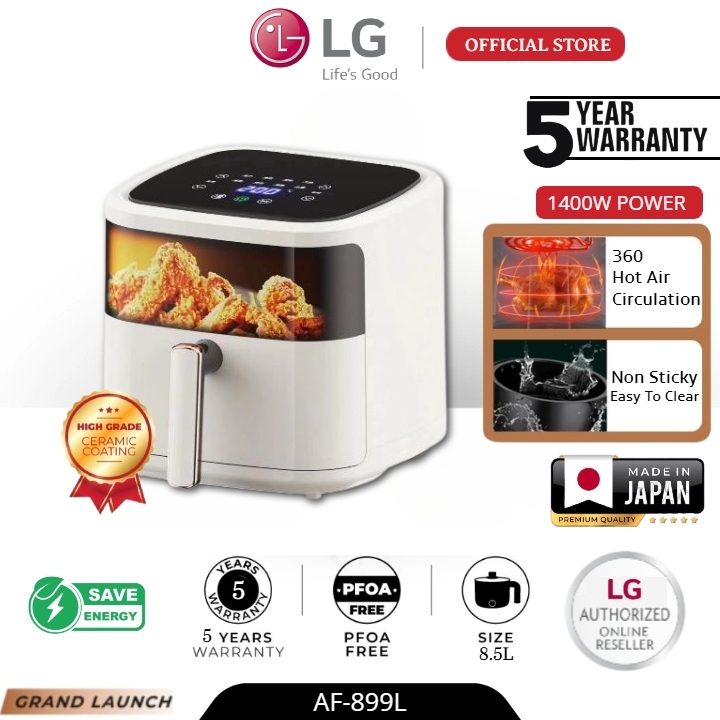 LG JAPAN AF-899L (8.5L) Electric Oven Convection Air Fryer Toaster ...
