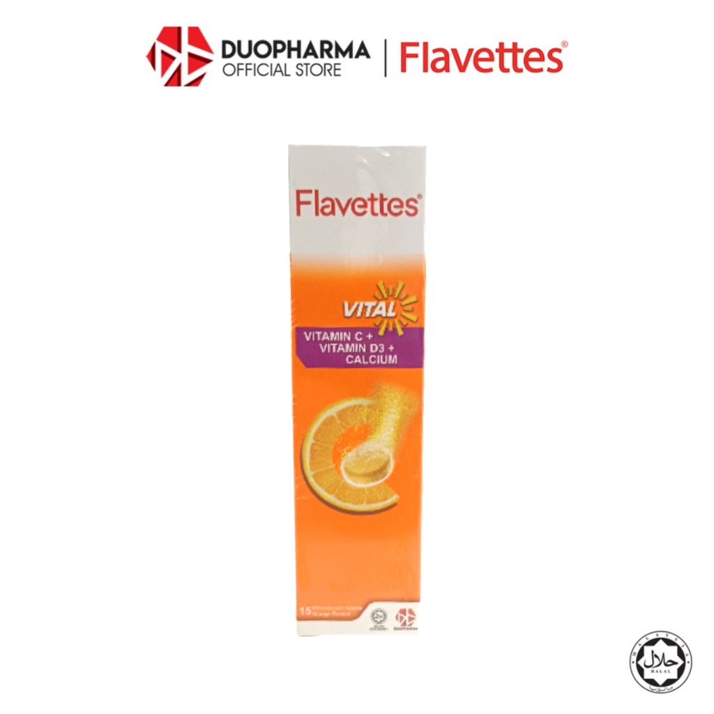 FLAVETTES VITAL (ORG) EFF TABLET 15'S | Shopee Malaysia
