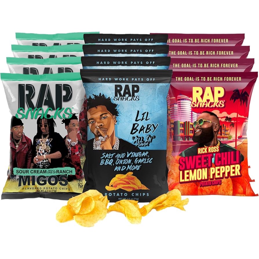 Rap Snacks Potato Chips (IMPORT FROM AMERICA) | Shopee Malaysia