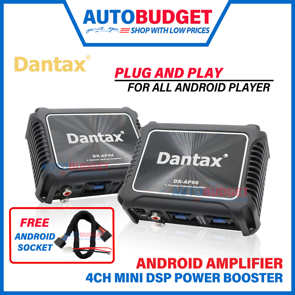 DSP PLUG & PLAY OEM Android Player DANTAX 6CH 4CH DSP Amplifier Android Player Car Sound ...