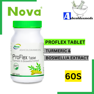 Nova Proflex Turmeric & Boswellia Extract 60 Tablets EXP11/25 (Joint ...
