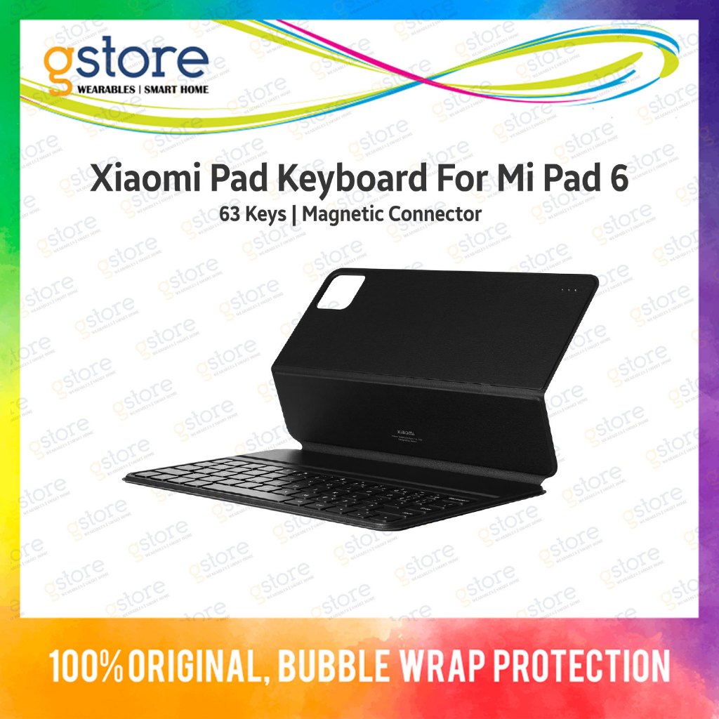 XIAOMI Pad Keyboard, Protective Keyboard Case For Mi Pad 6 (63 Keys ...