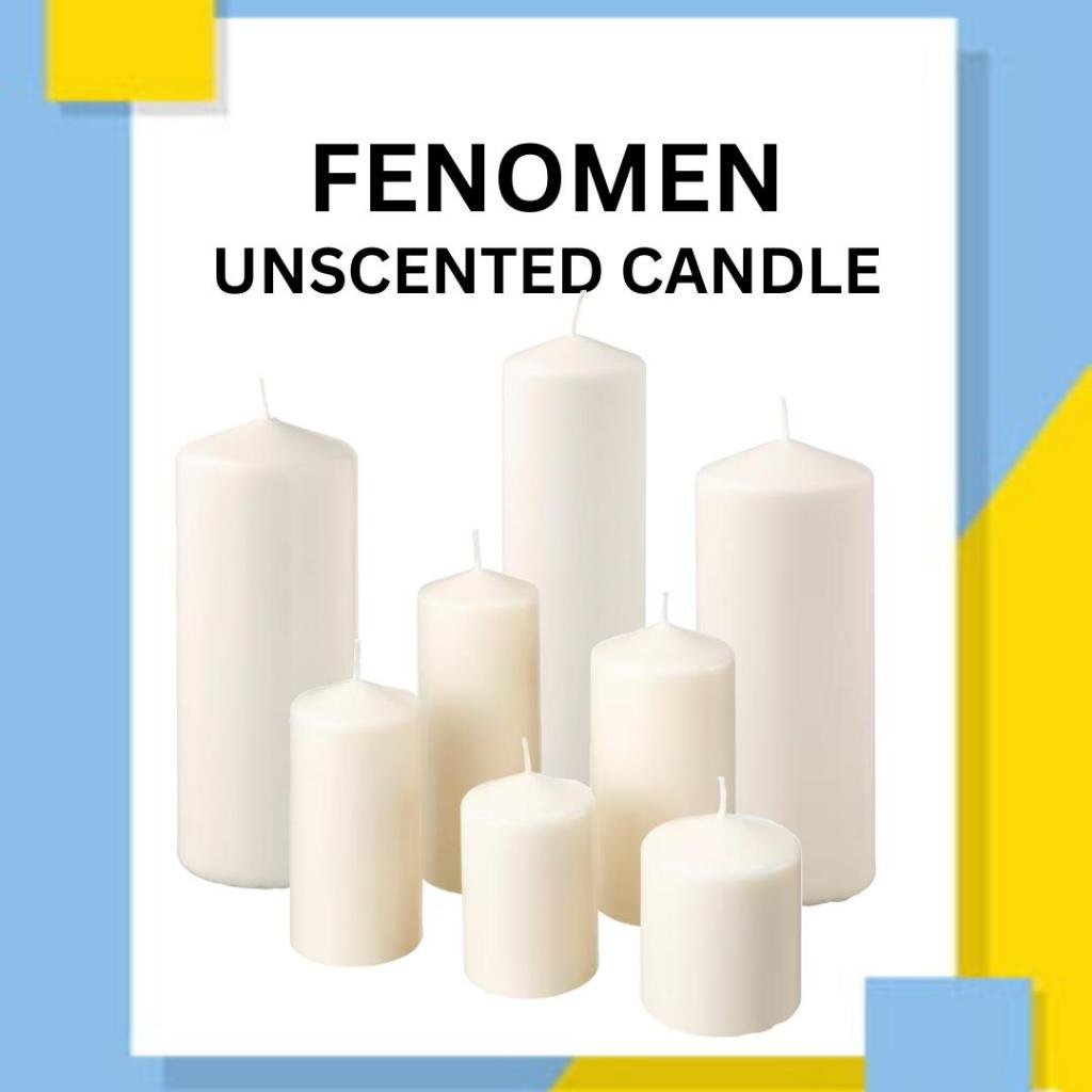 FENOMEN Unscented Block Candle | Shopee Malaysia