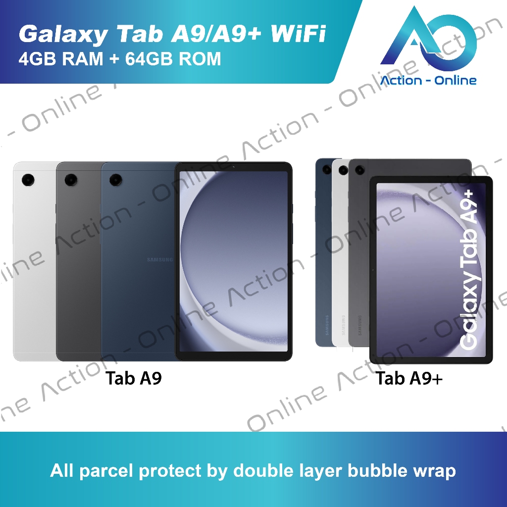 (Ready Stock) Samsung Galaxy Tab A9 LTE / Galaxy Tab A9+ (4GB RAM ...
