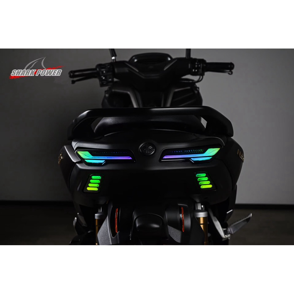 ORIGINAL NMAX V3 TAIL LAMP RGB LED BLUETOOTH WITH RUNNING SIGNAL ...