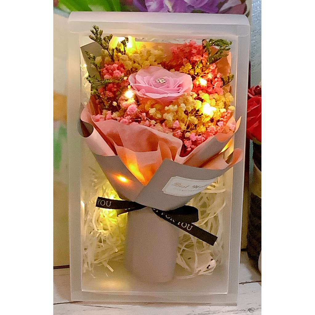 Sabun + Buket Bunga awet (S) | Hadiah Ulang Tahun/Mini soap flower ...