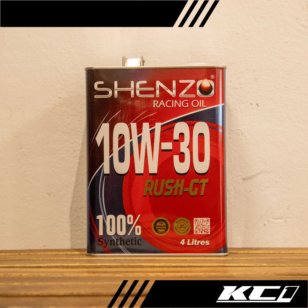 Shenzo Racing Oil 10w-30 Rush GT Fully Synthetic Engine Oil ( 4 Litres ...