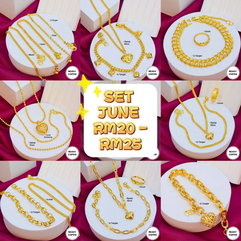 SET JUNE RM20-RM25 VIRAL 2025 A16 | Shopee Malaysia