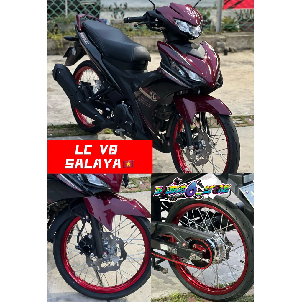SALAYA 🇻🇳 SCREW COMBO SET SALAYA YAMAHA LC135 V8 COVERSET SKRU BRAKE ...