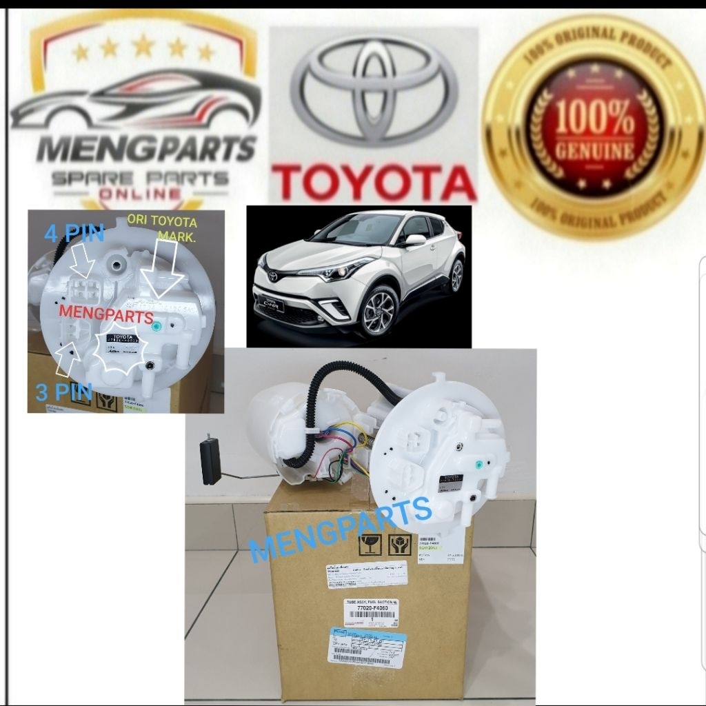 ORIGINAL TOYOTA CHR ZGX11 FUEL PUMP ASSY 77020-F4060 | Shopee Malaysia