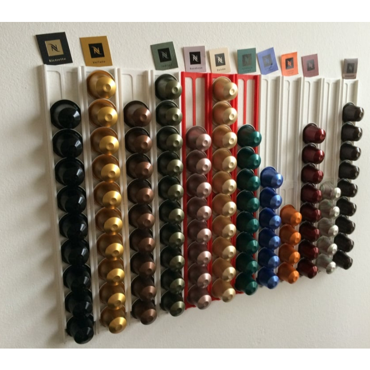 Nespresso Capsule Wall Holder – Single Strip (Holds 10 Pods) | Shopee ...