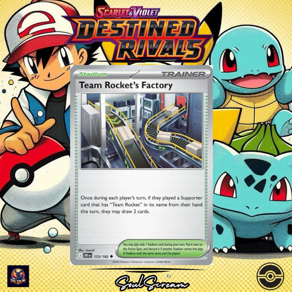 Pokemon TCG Team Rocket’s Factory Destined Rivals | Shopee Malaysia