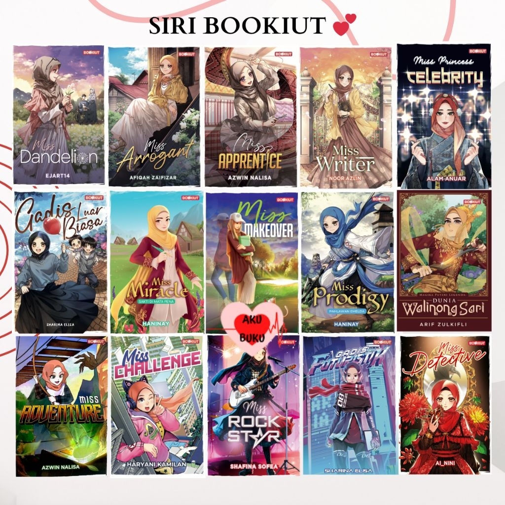 [BOOKIUT] (Siri novel remaja/ novel fiksyen best/ teenage) | Shopee ...