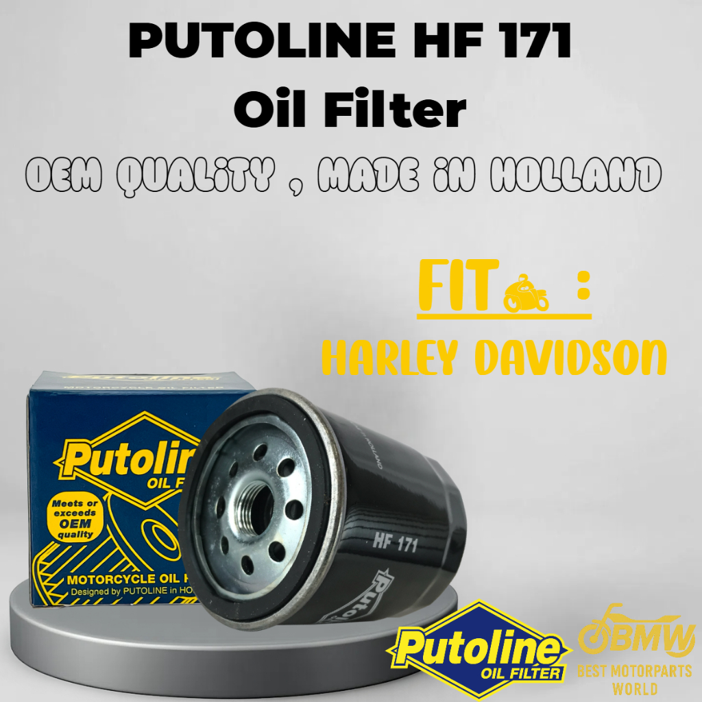 Putoline HF171 Oil Filter for Yamaha MT-07/R7/XSR700/Ténéré 700 ，OEM ...
