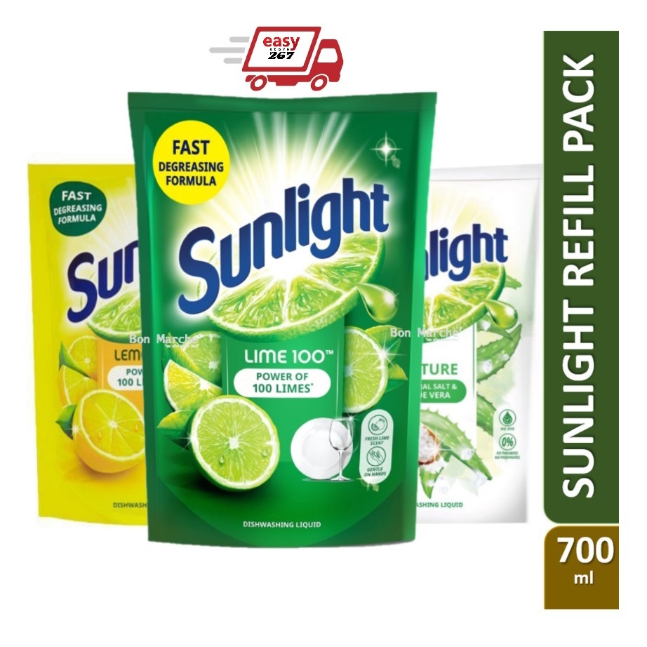 Sunlight Dishwash Liquid Refill - 700ml | Shopee Malaysia