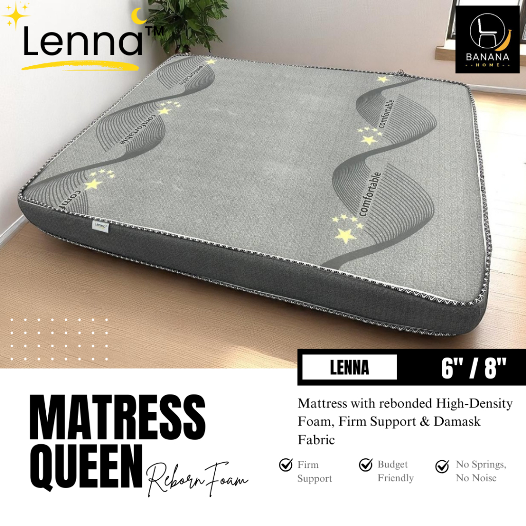 TILAM BAJET TERBAIK! TILAM LENNA REBOND FOAM 8"/6"/5"/4" MATTRESS ...