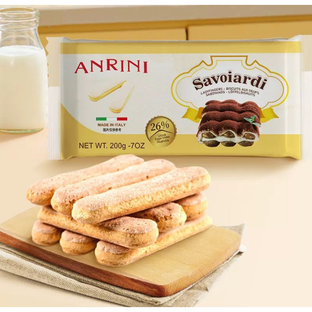 Made In Italy Bonomi LADYFINGERS (BB: 4/2026) 手指饼干 200gm/ 400gm /500gm ...
