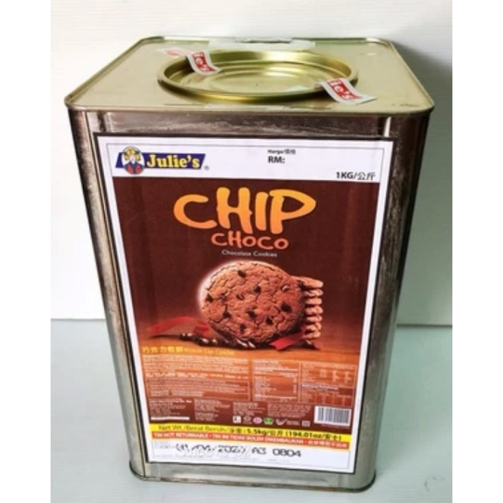 Julie's Chocolate Chip Cookies 500gm (repacking) | Shopee Malaysia