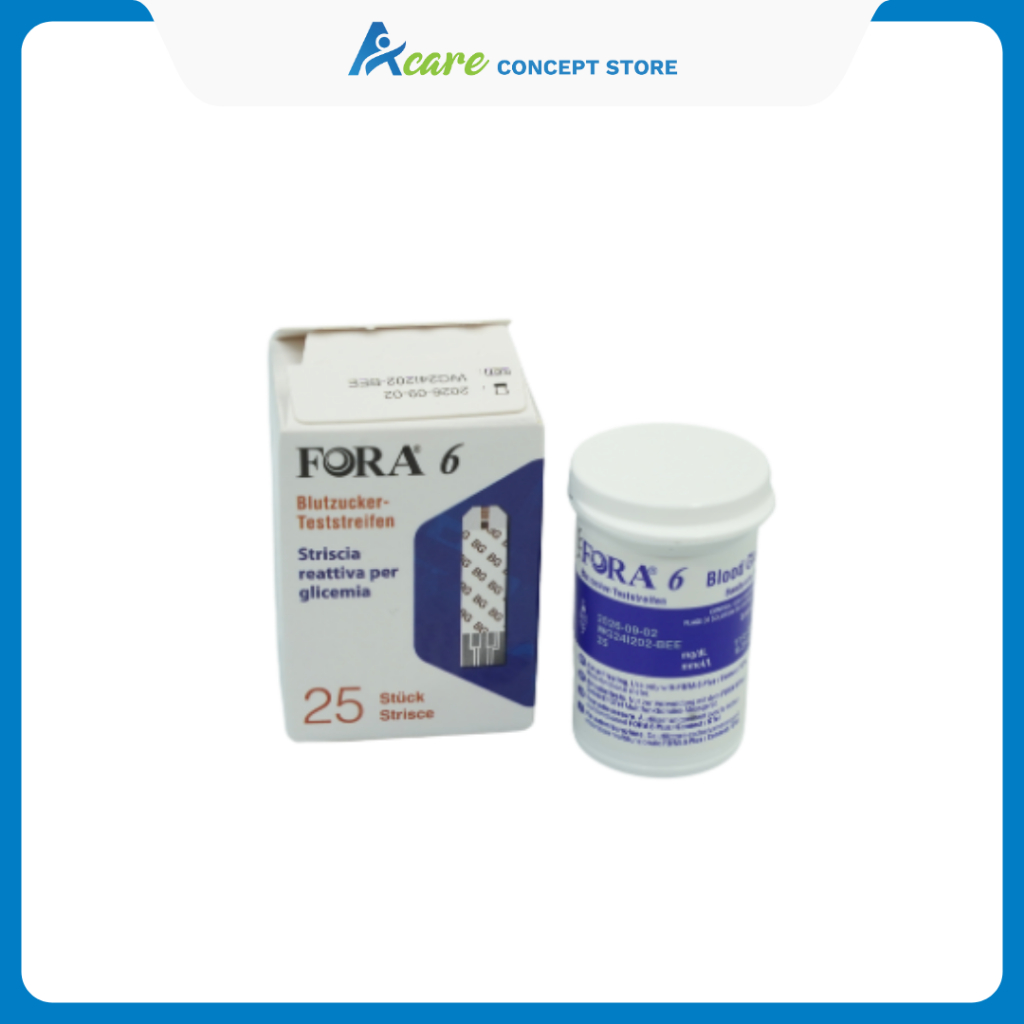 FORA 6 Series Gold Strips (Blood Glucose Test Strips) | Shopee Malaysia