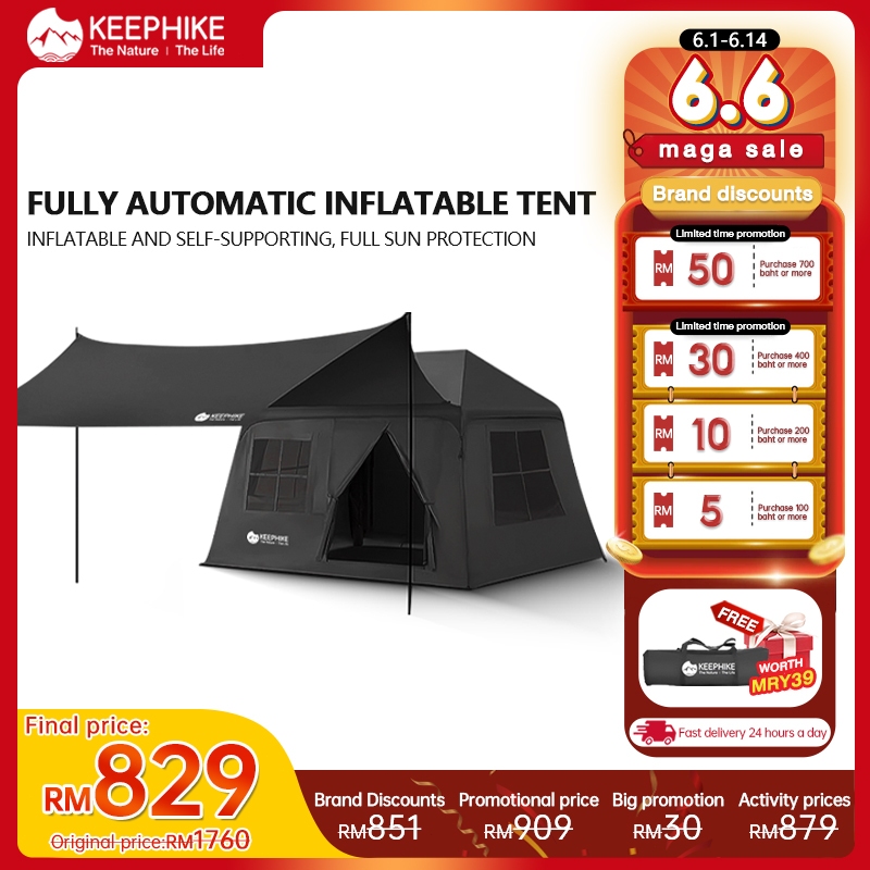 KEEPHIKE automatic inflatable tent for winter warm outdoor camping ...