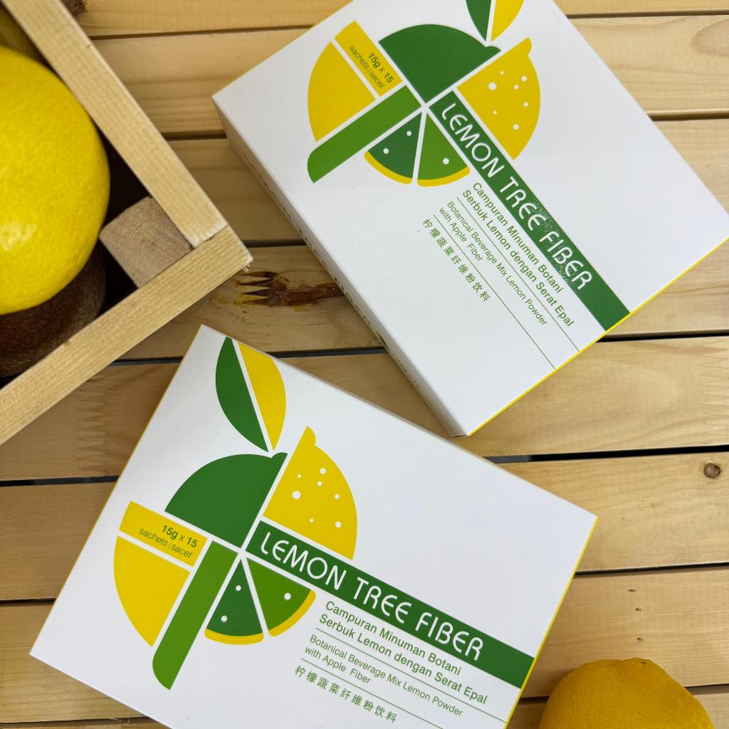Lemon Tree Detox Fiber (15 sachets x 15g) Halal Certified | Shopee Malaysia