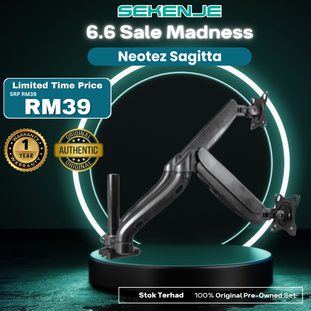 NEOTEZ SAGITTA Monitor Arm Series | Shopee Malaysia