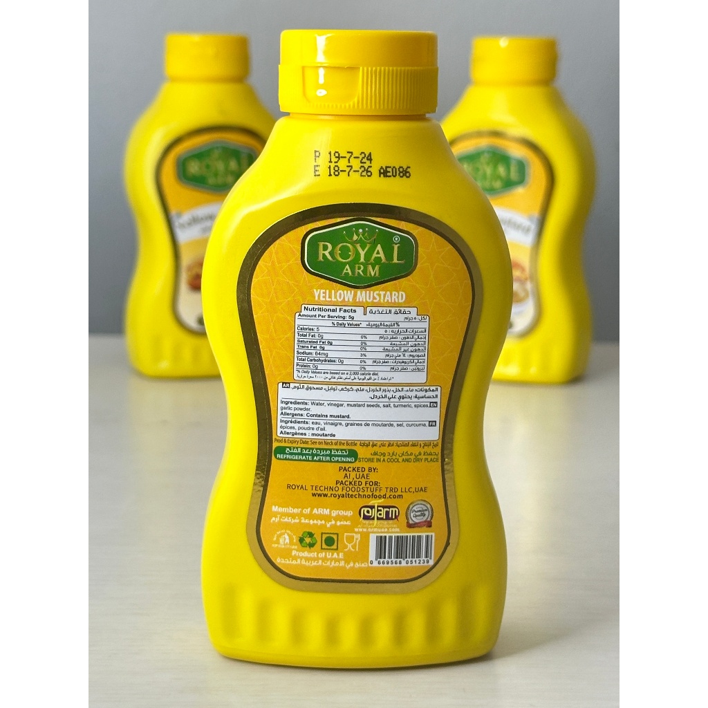 Royal Arm Yellow Mustard Sauce 227g | Shopee Malaysia