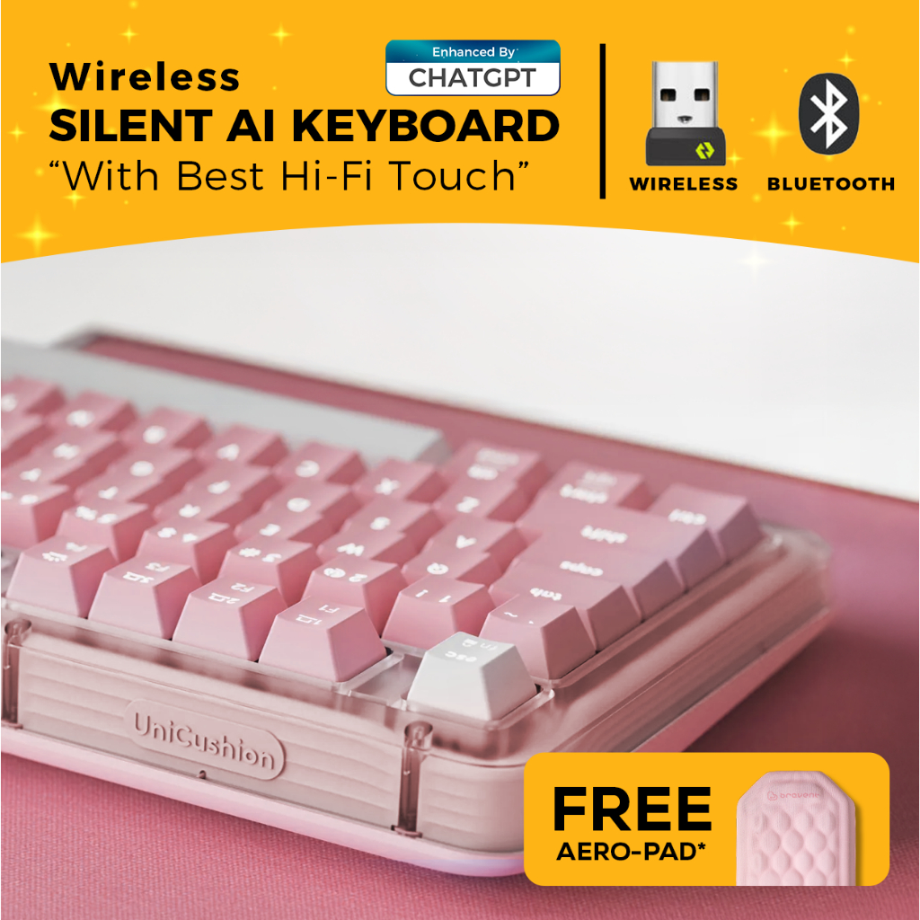 K98M Wireless Mechanical Keyboard – AI Macro Key, Tri-Mode (Inspired by Logitech) | Shopee Malaysia