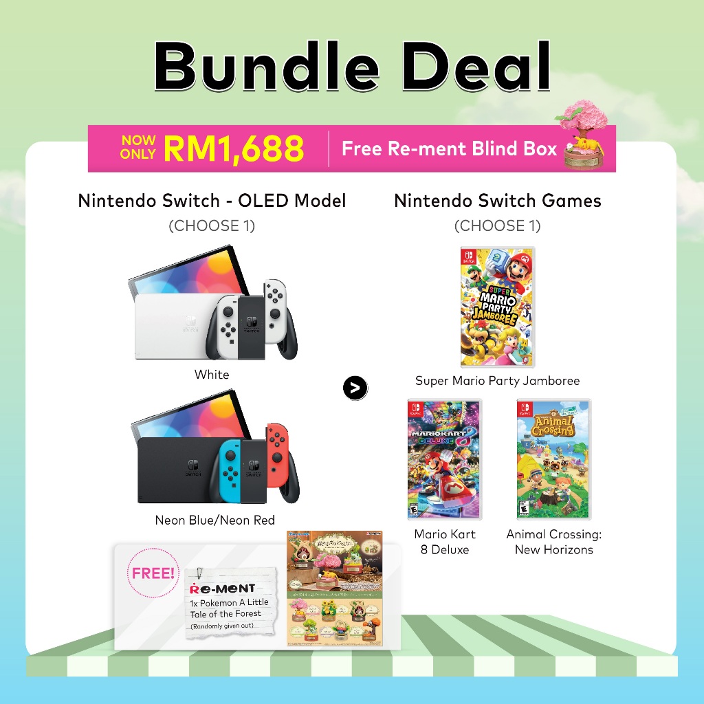 [Nintendo Official Store] Nintendo Brand Box (Worth Up to RM1,688 ...