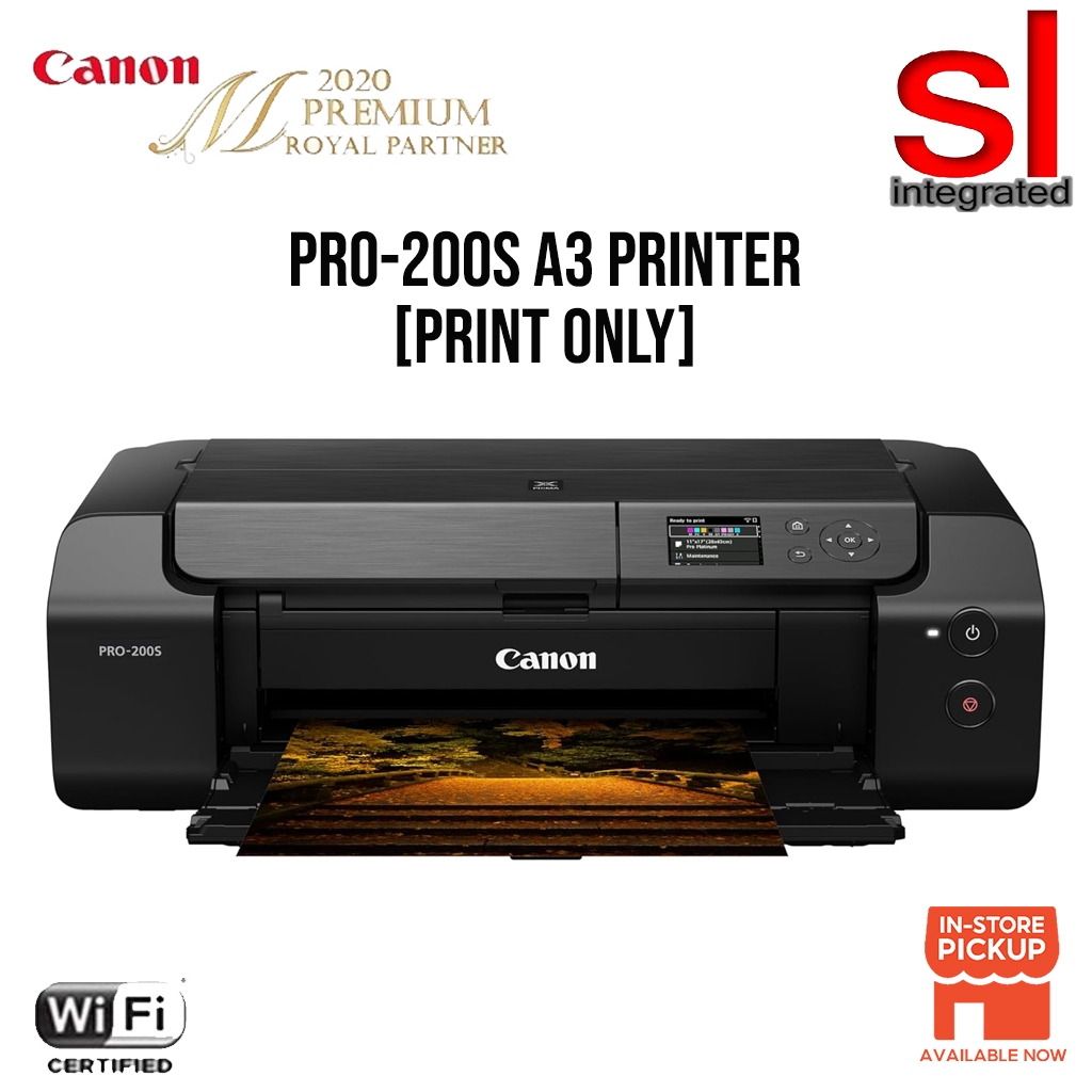 Canon imagePROGRAF PRO-200S Professional 13" Wireless Inkjet A3 Photo ...