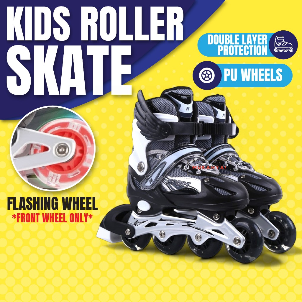 Roller Skates Kids kasut roda murah lelaki Roselle skates adult outdoor ...