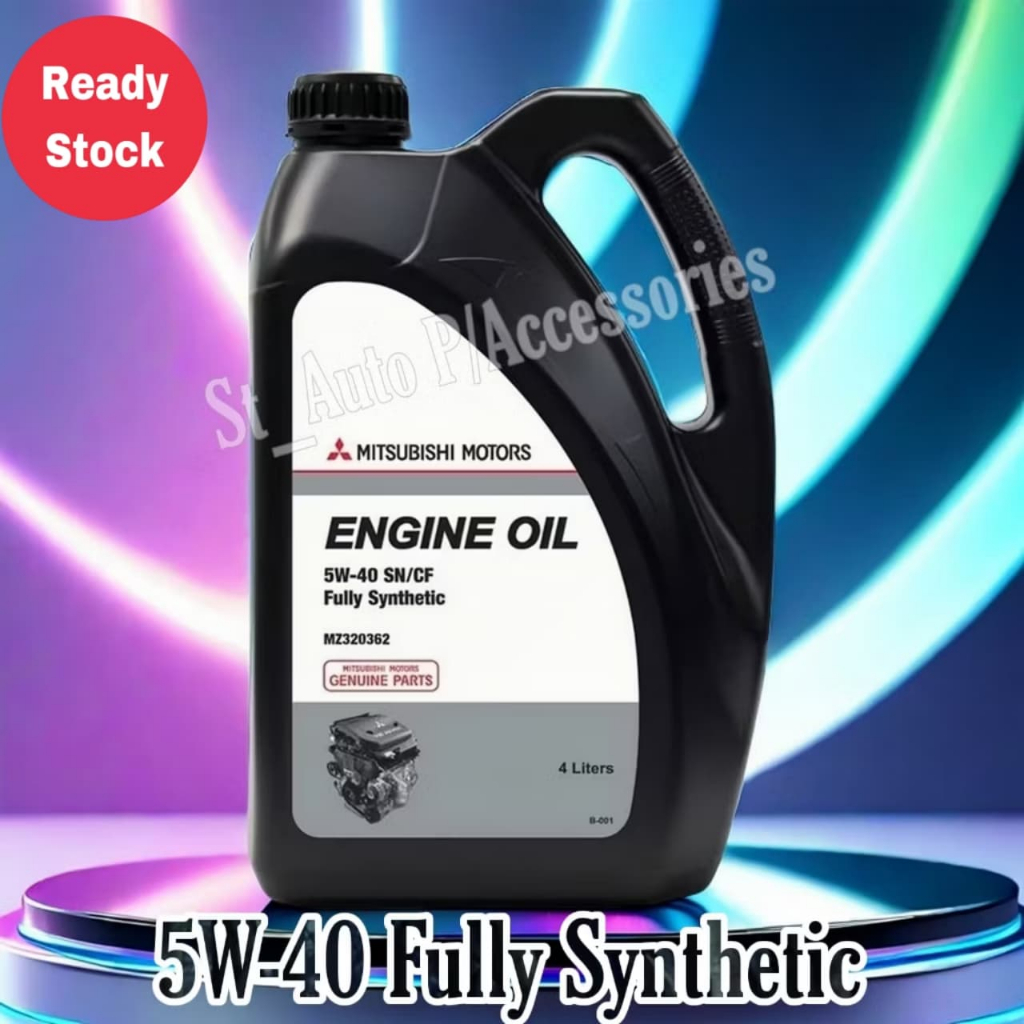 Mitsubishi 5W40 (4 Liter) Fully Synthetic SN/CF Engine Oil - Lancer ...