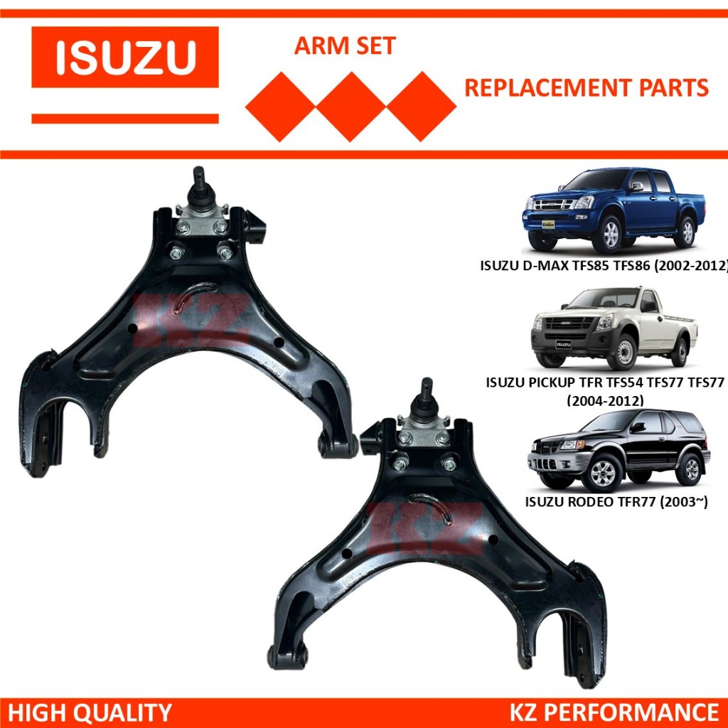 ISUZU D-MAX TFS85 TFS86 4X4 TFS54 RODEO 2002-2012 FRONT LOWER ARM WITH ...