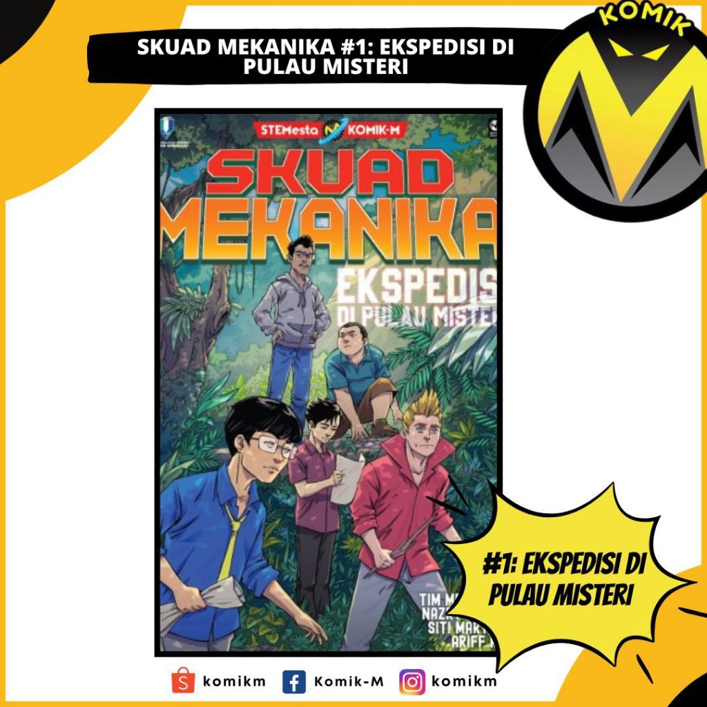Skuad Mekanika #1: Ekspedisi di Pulau Misteri | Shopee Malaysia