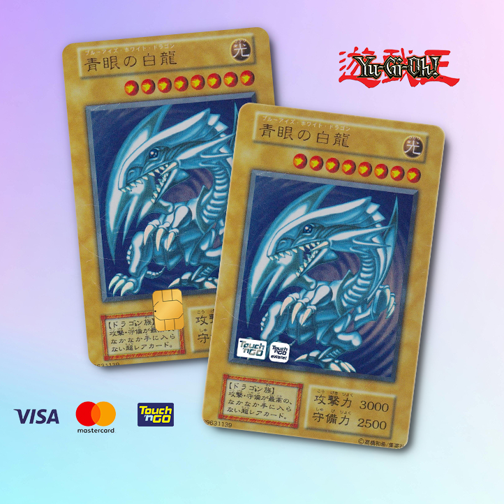 YUGIOH TNG - TOUCH N GO STICKER CARD / ATM CARD STICKER COVER, TNG CARD ...