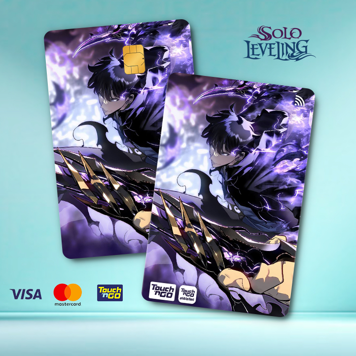 TnG Solo Leveling - Touch n Go Card Sticker Cover TNG / MASTER / VISA ...