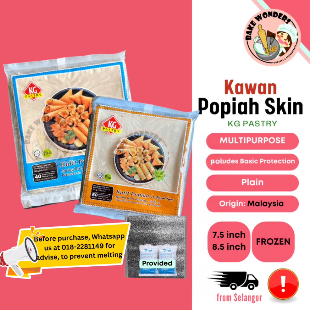 [ Froz ] Kawan Popiah Skin Kawan Kulit Popiah Kawan Frozen Spring Roll ...