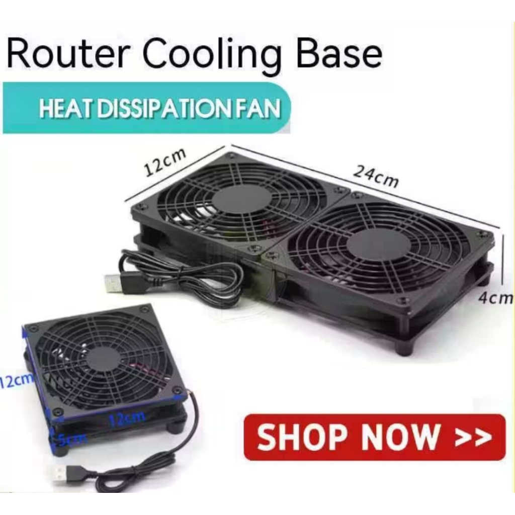 TV Box Cooling Fan 1800RPM USB Router Cooling FanPowerful WiFi Modem ...