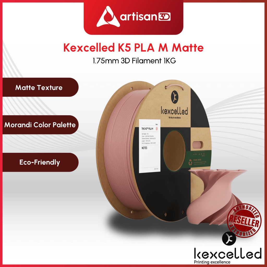 Kexcelled K5 PLA M | Matte PLA 3D Printer Filament - 1kg / 1.75mm ...