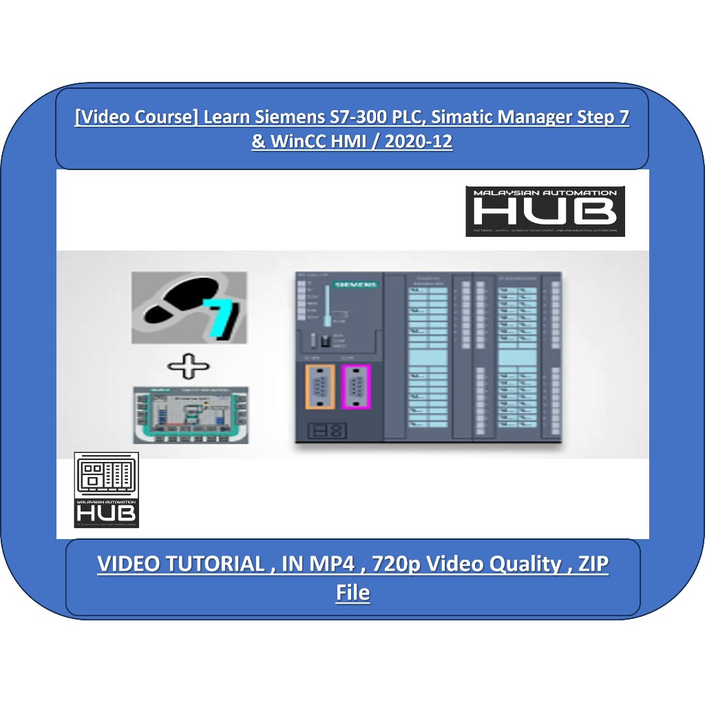 [Video Course] Learn Siemens S7-300 PLC, Simatic Manager Step 7 & WinCC ...