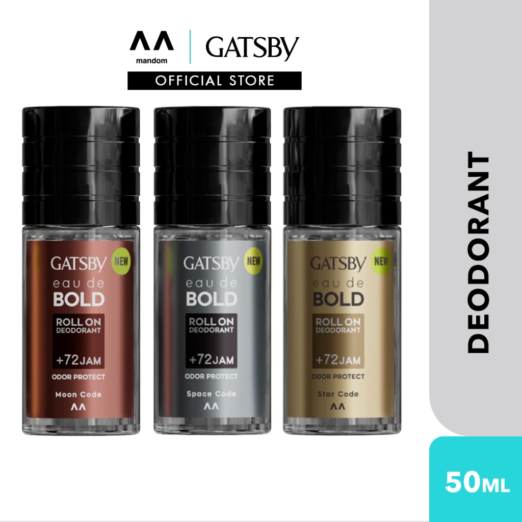 GATSBY Eau De Bold Deodorant Roll On 50ml | Shopee Malaysia