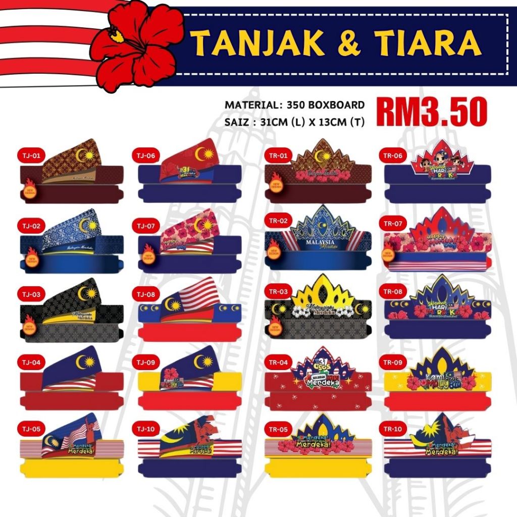 Tanjak Tiara Merdeka Props Murah Peragaan Hari Malaysia - Handle disediakan/ Perhiasan Kepala ...