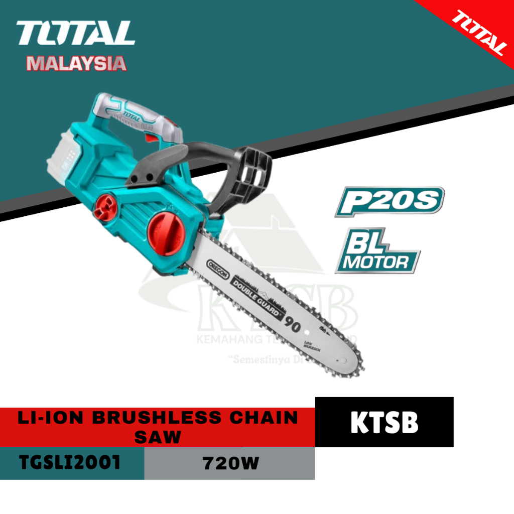TOTAL TGSLI2001 Li-ion Brushless Chain Saw | Shopee Malaysia