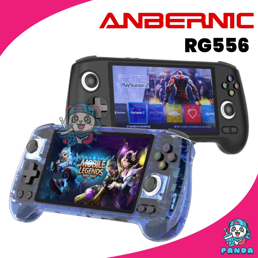 ANBERNIC RG556 Handheld Gaming Console 5.48" Android13 OLED Screen High ...