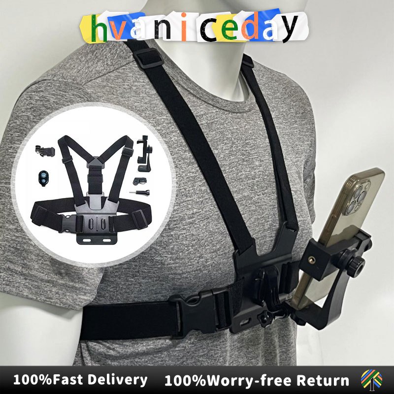 Chest Belt Head Strap Mount Harness Kit Phone Chest Strap Universal for ...