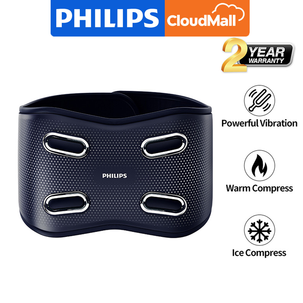Philips Cordless Lower Back Massager with Soothing Heating and Ice ...