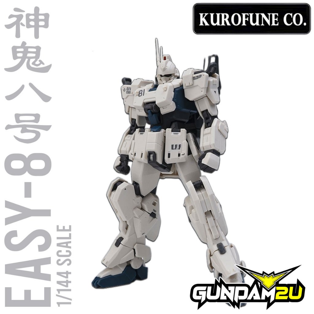 KUROFUNECO HG 1/144 EASY 8 - Model Kit - 黑船社 神鬼八号 Gundam EZ8 - Gundam2U ...