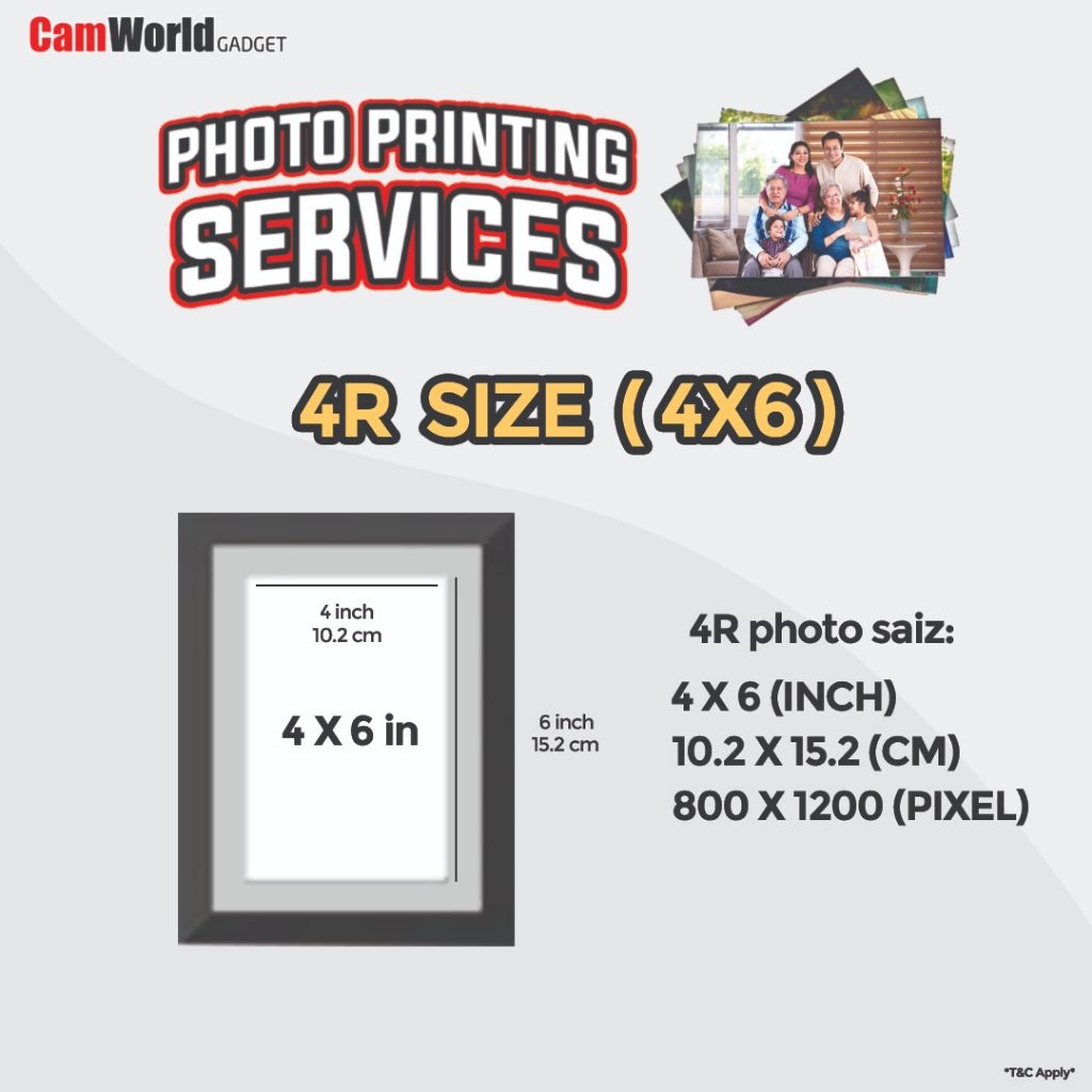 PHOTO PRINTING ( 4R PHOTO) | Shopee Malaysia