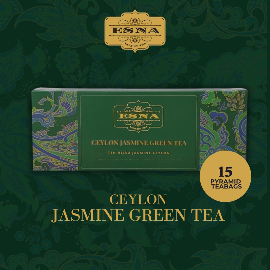 Ceylon Jasmine Green Tea – Antioxidant, Refreshing, Mood Boost (2g x 15 ...